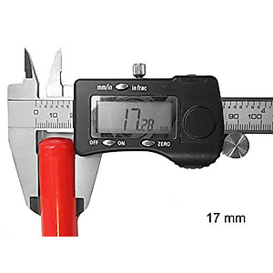 Jeka Kerzen Christmas Pyramid Carousel Candles, Large 17mm - Red