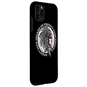 iPhone 11 Pro Magnify your Hustle Game T Shirt Native American Girl Case