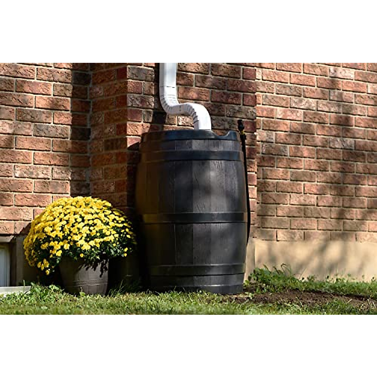 FCMP Outdoor RC45 Rain Barrel, Black