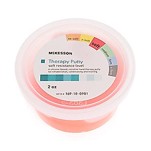 McKesson Therapy Putty, Non-Toxic, Unscented, Red, Soft, 2 oz, 1 Count