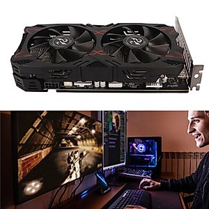 Dpofirs RX5500XT 8GB Graphics Card, 128bit GDDR6 Video Card for PC Gaming, HDMI, DP x 3, PCI Express 4.0 with Dual Fan for Office and Gaming Graphics Card