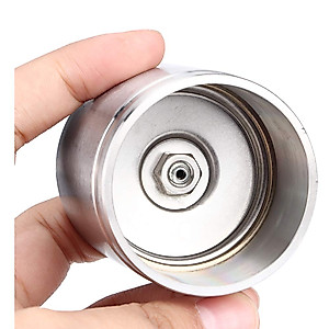 4pcs 2.441in Stainless Steel Trailer Bearing with Protective Buddy Bra Accessory, Automatic Check Function