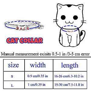 Personalized Cat Collar with Name Plate,Adjustable Tough Nylon Cat ID Collars with Bell,Customize Engraved Pet Name and Phone Number (Velvet Style B)