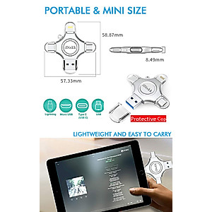 iDiskk MFI Certified 256GB Photo Stick for iPhone USB C iPad Pro Android Samsung Flash Drive for iPhone 15/14/13/12/12 pro/12 mini/11/11/Pro/6/7/8/XR/X/XS MAX,iPad pro USB Storage for PC,MacBook