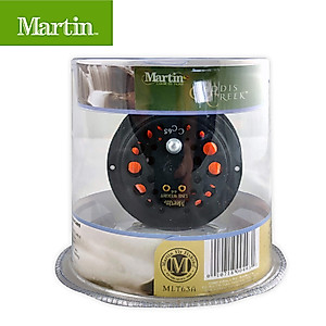 Martin Caddis Creek Fly Fishing Reel, Size 6/5 Single Action Fly Reel with Rim-Control, Changeable Right- or Left-Hand Retrieve, Lightweight Aluminum Spool, Brown, 63