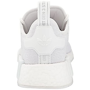adidas Originals womens Nmd_r1's Sneaker, White/White/Silver Metallic, 7.5 US