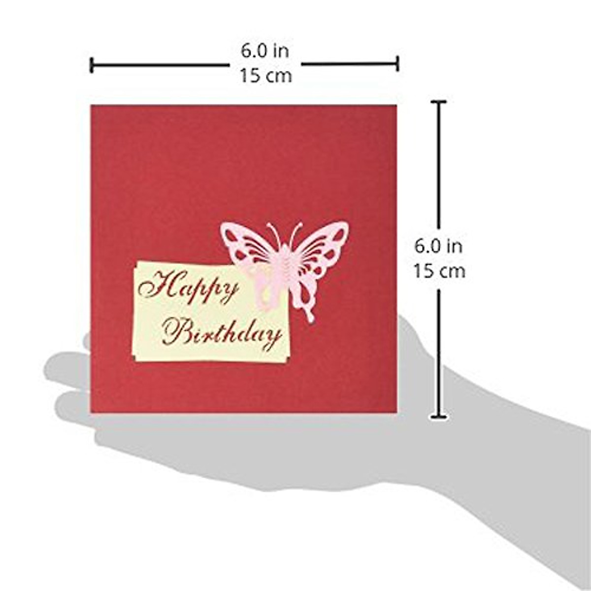 Happy Birthday Cake Pop Up Greeting Card