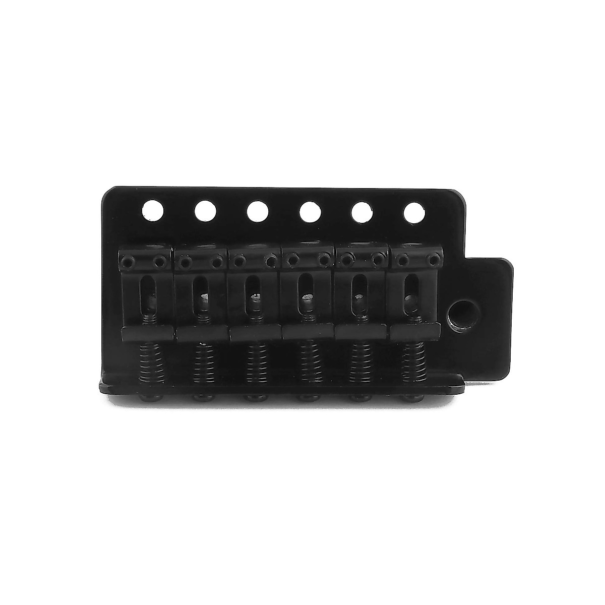Metallor 6 String Guitar Tremolo Bridge with Whammy Bar for Fender Strat Squier Style Electric Guitar Black.