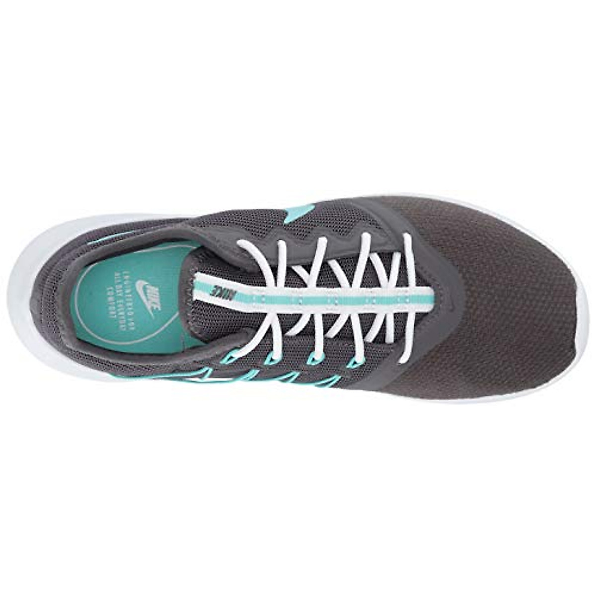 Nike Women's Viale Tech Racer Sneaker, Thunder Grey/Aurora Green-White, 6 Regular US