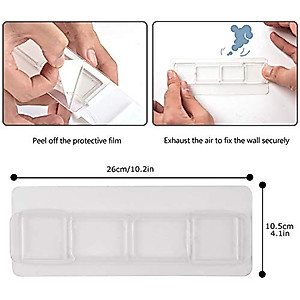 Easy & Eco Life Wall Outlet Shelf Organizer Storage Self Stick On Installation No Drilling No Tools Suitable All US Wall Plate Sizes -Ideal for Cellphones/Razors/Electric Toothbrush