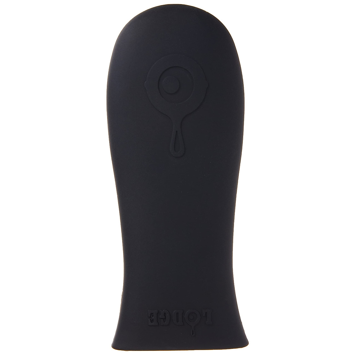 Lodge Silicone Hot Handle Holder - Dishwasher Safe Hot Handle Holder Designed for Lodge Cast Iron Skillets 9 Inches+ w/ Keyhole Handle - Reusable Heat Protection Up to 500° - Black