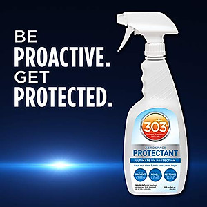 303 Products Aerospace Protectant – UV Protection – Repels Dust, Dirt, & Staining – Smooth Matte Finish – Restores Like-New Appearance – 32 Fl. Oz. (30313-6PK)