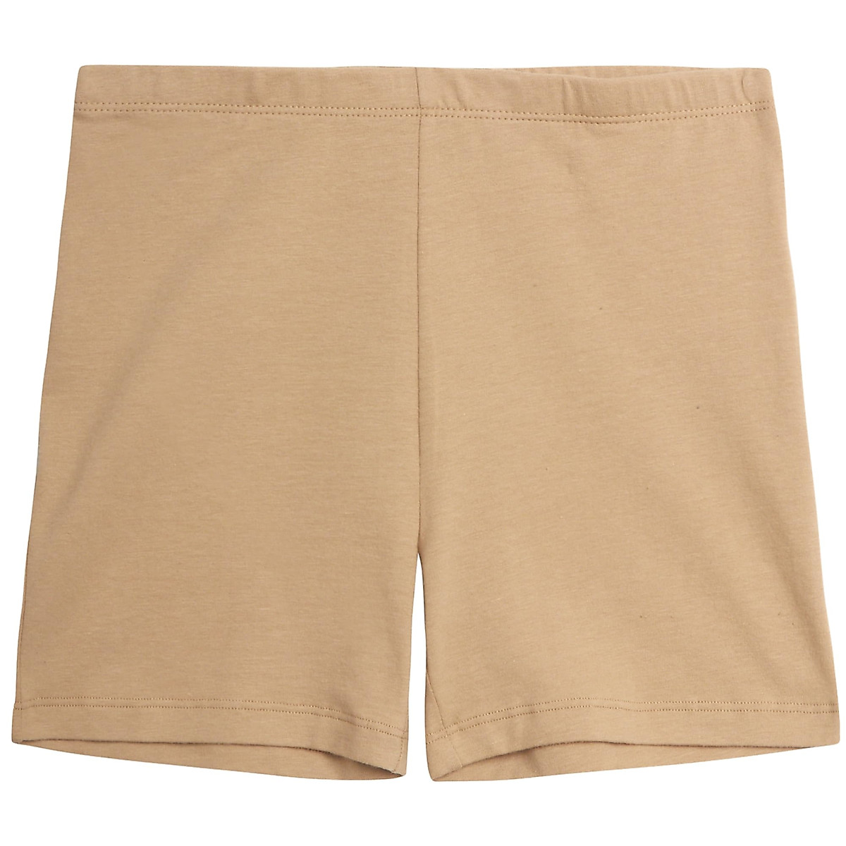 French Toast Girls Biker Shorts - 3 Pack Under Shorts for Uniforms, Skirts, Dresses - Dance Cartwheel Shorts for Girls (4-16), Size Large, White/Black/Khaki