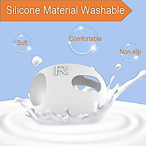 Ear Hooks Covers for AirPods 3 [Added Storage Box] Grip Tips Anti Lost Running Accessories Compatible with Apple AirPods 3rd Generation (4B+4W)