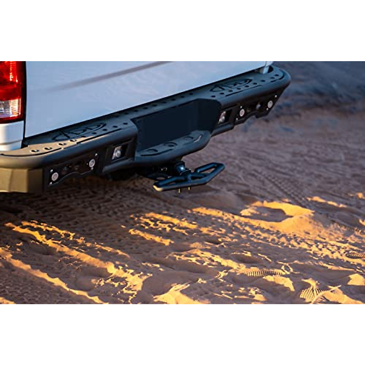 Universal Hitch Step | 18" Wide Paddle Step | Steel Construction | Textured Surface | Includes Hitch Pin and Stabilizer Plate | ORWORKS