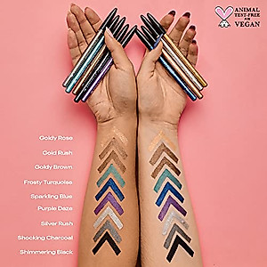 Annabelle Chrome Kohl Eyeliner, Sparkling Blue, 0.04 oz