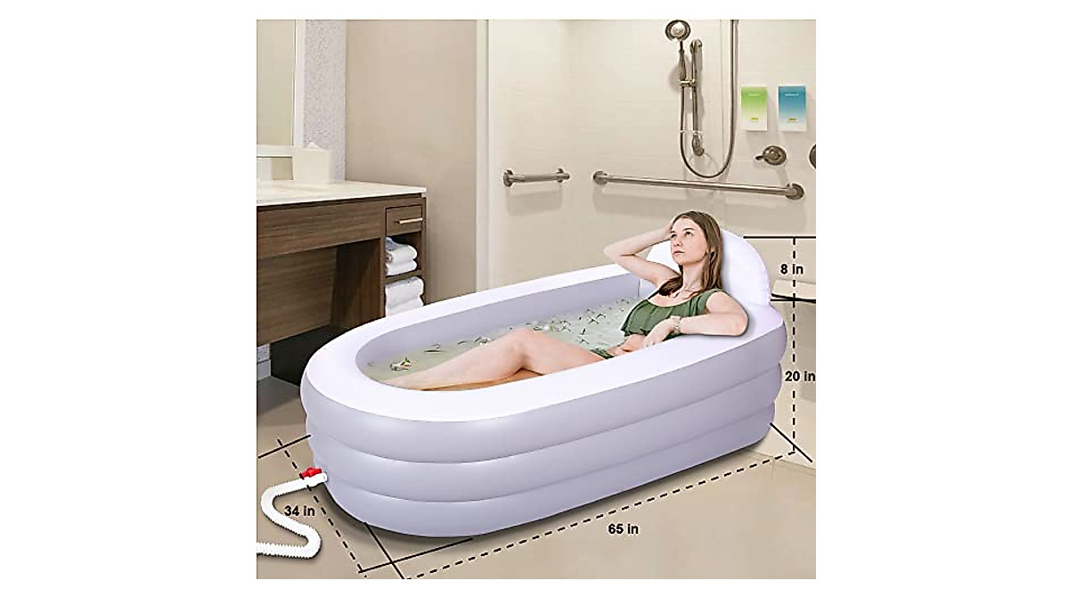 Portable Inflatable Bathtub for Home Spa