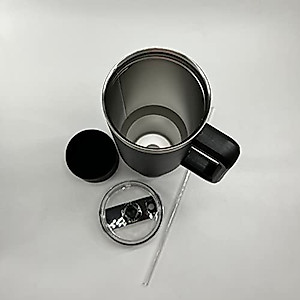 Stainless Steel Vacuum Tumbler with handle | stanley 40 oz tumbler with handle black | simple modern 40 oz tumbler | Stanley cup 40 oz | stanley rubber bottom | 40 oz tumbler | bottom cup
