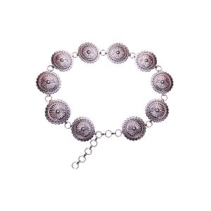 Western Floral Concho Fashion Waist Belt No. 32