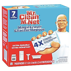 Magic Eraser Extra Durable Cleaning Pads with Durafoam, 7 count
