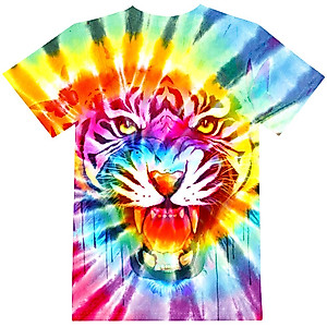 LAIDIPAS Boys Girls T-Shirt Kid Funny 3D Colorful Tee Shirts Animal Design Short Sleeve Top Tee Size 8-10 Years