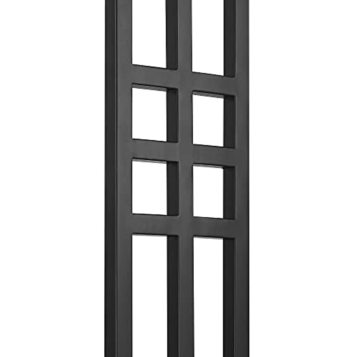 Franklin Iron Works Winslow Modern Industrial Floor Lamp 64" Tall Matte Black Metal 3-Light Rectangular Linen White Frosted Glass Shades for Living Room Reading Bedroom Office Family House Home