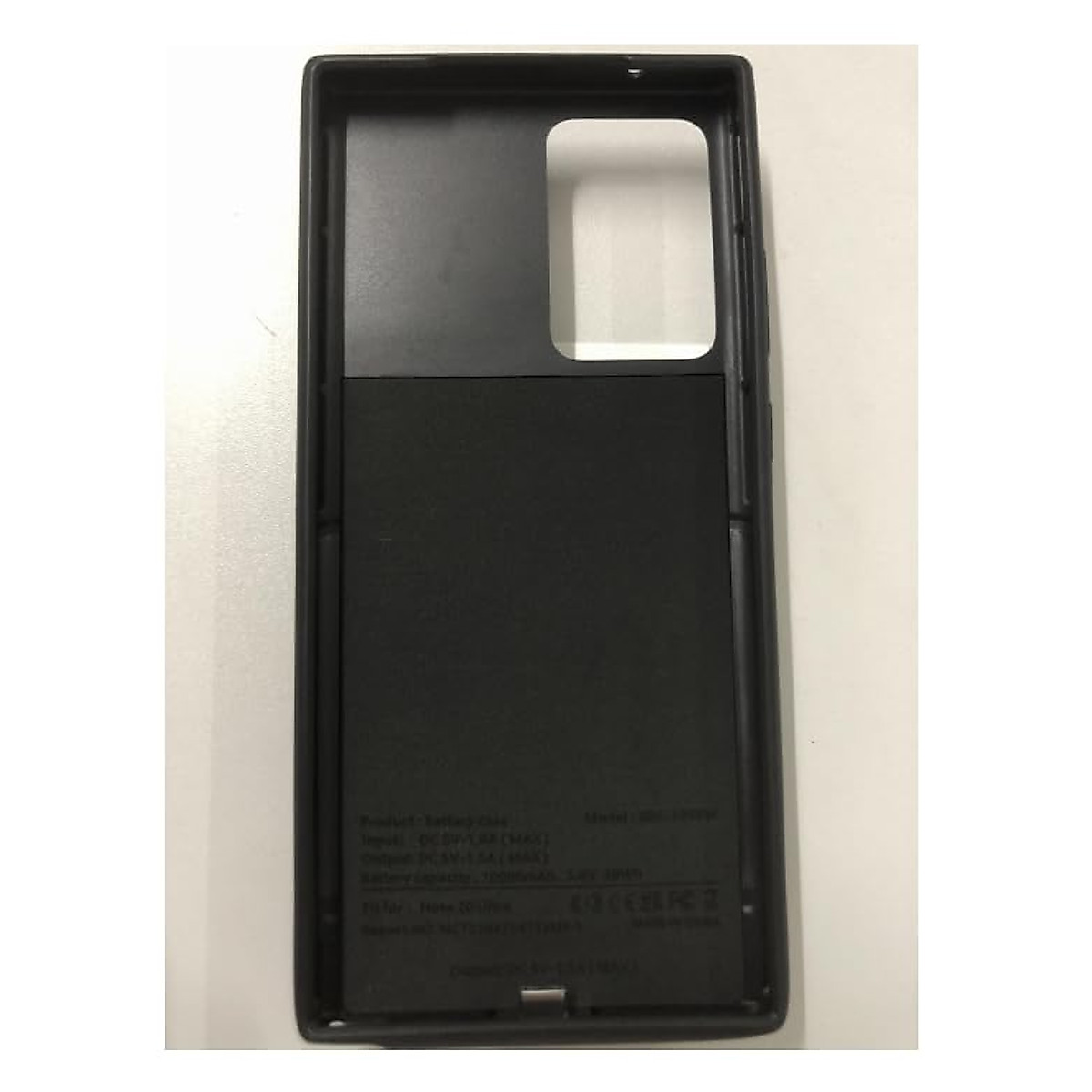 NEWDERY Battery Case for Galaxy Note 20 Ultra 10000mAh, Fast Charging & Qi Wireless & Android Auto Supported, Extended Backup Charger Case for Samsung Galaxy Note 20 Ultra 5G (6.9") Black