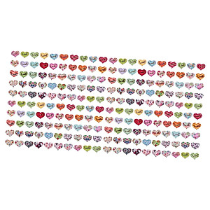 EXCEART 200 Pcs Wooden Heart Button Nativity Craft Xmas Button Assortment Decorative Wooden Craft Buttons Sewing Button with Hole Dining Table Decor Two-hole Buttons Manual Beads