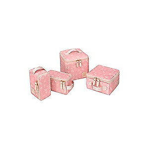 Petunia Pickle Bottom Inter-Mix 4-Piece Packing Cube Set | Portable Organization | Perfect Baby Caddy to Keep Everything Organized in Diaper Bag, Stroller or Nursery - Disney Princess