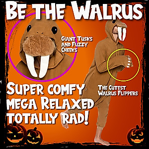 Adult Onesie Halloween Costume - Animal and Sea Creature - Plush One Piece Cosplay Suit for Adults, Women and Men FUNZIEZ!