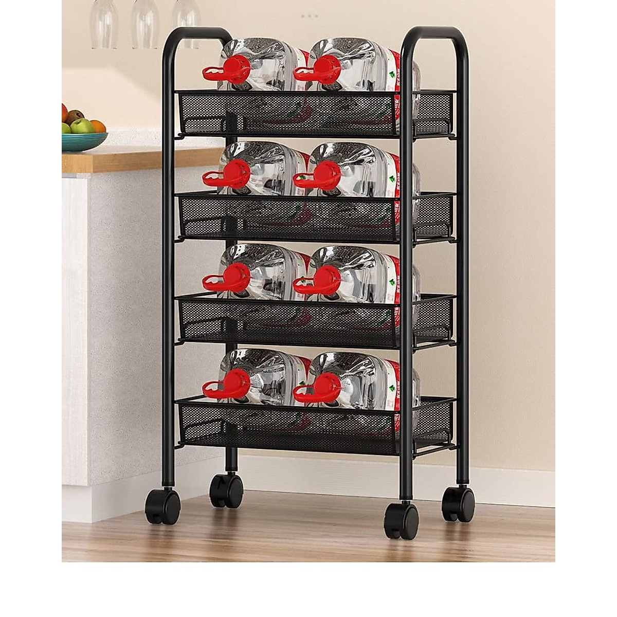 n/a Kitchen Rack Storage Rack Bathroom Bedroom Storage Movable Trolley Storage Rack