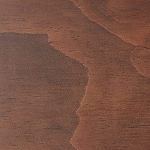 Amazon Brand – Rivet Modern Industrial Coffee Table with Metal Base and Trays, 42.1"W, Walnut Finish