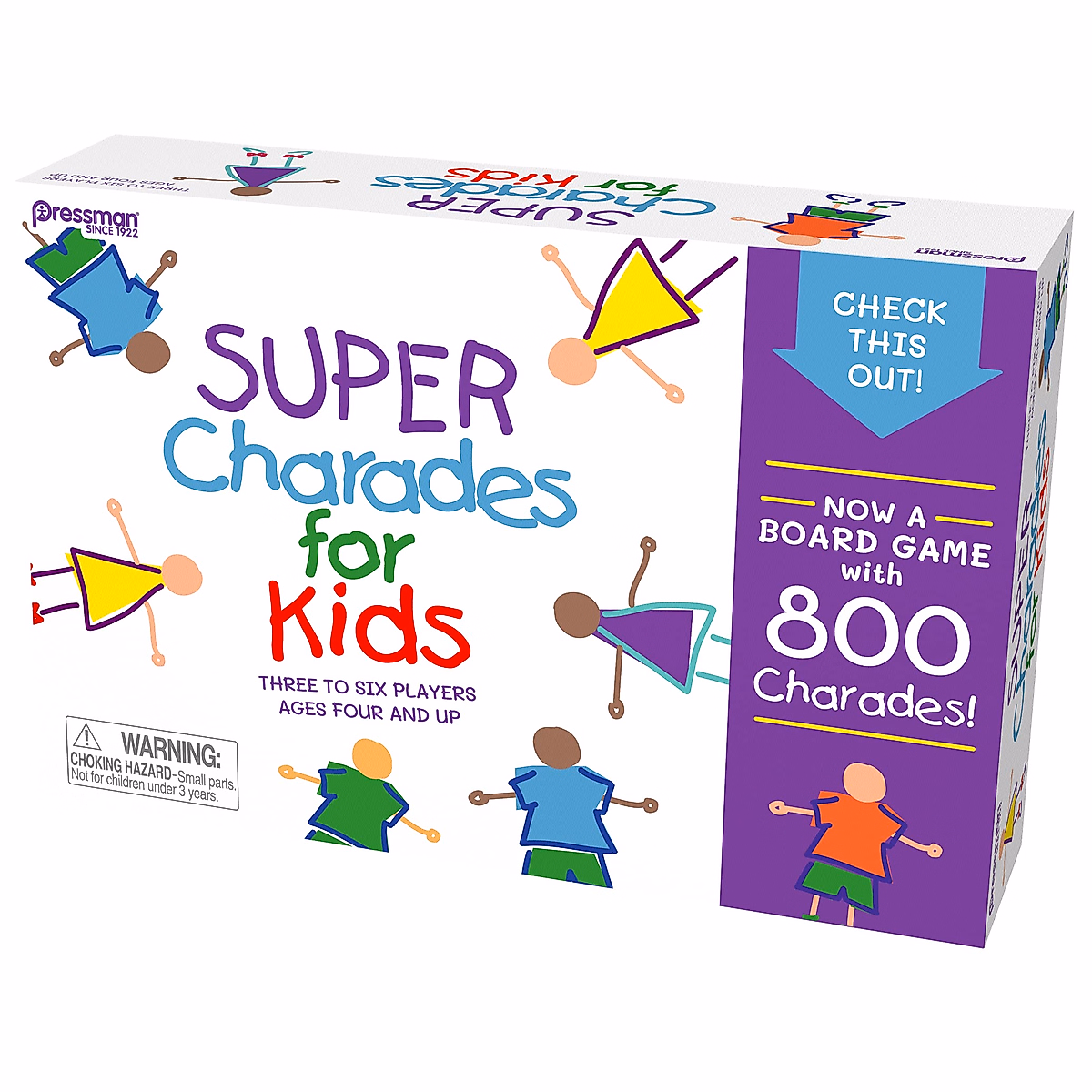 Super Charades for Kids Board Game - The 'No Reading Required' Family Game by Pressman