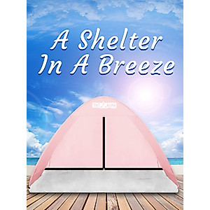 Pop Up Beach Baby Tent for Toddler, Kids, Girls, Boys, Infant & Babies. Popup Sun Protection Shelter Canopy for Camping & Travel . Bebe Toddlers Backyard & Indoor Small Play Shade Cabana Dome