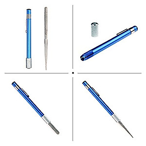 CIELCERA 12" Hori Hori Garden Knife with Free Diamond Sharpening Rod, Stainless Steel Blade with Protective Handguard and Full Tang Handle, Comes with Thick Sheath and Gift Box