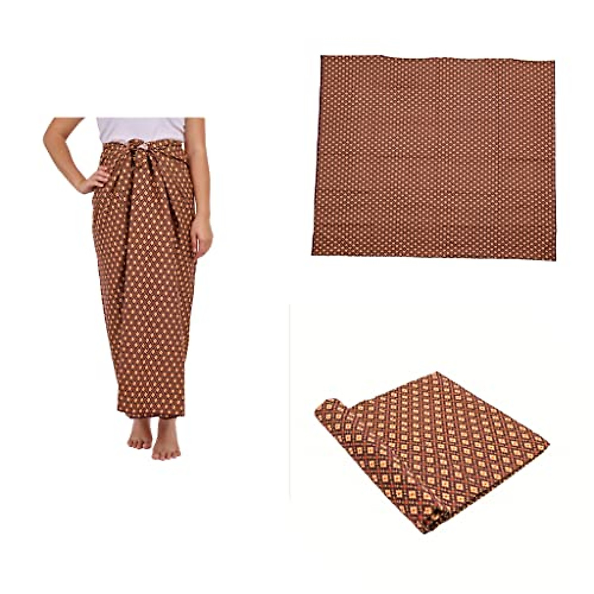 Batik Sarong Fabric - DIY Multipurpose Loincloth Summer Wrap (TOR-11)