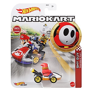 Hot Wheels Mario Kart Shy Guy Standard Kart Vehicle
