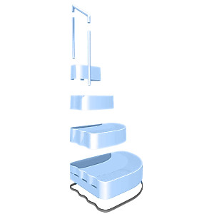 Aqua Select Resin Step in a Box Blue | Ultra Sturdy Steps…