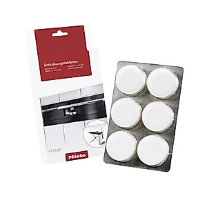 Miele Original Descaling Tablets with Moisture Plus, for Coffee Machines, Steam Ovens, FashionMaster, and Ovens/Ranges with Moisture Plus, Pack of 6