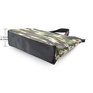 Abstract Camo Camouflage Handbags and Purse for Women Tote Bag Large Capacity Top Handle Shopper Shoulder Bag