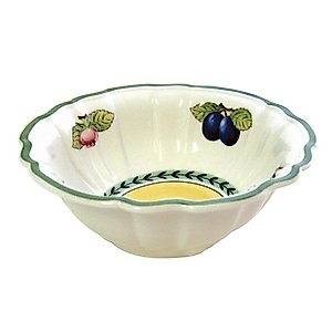 French Garden Fleurence Rice Bowl by Villeroy & Boch - 20 Ounces, White