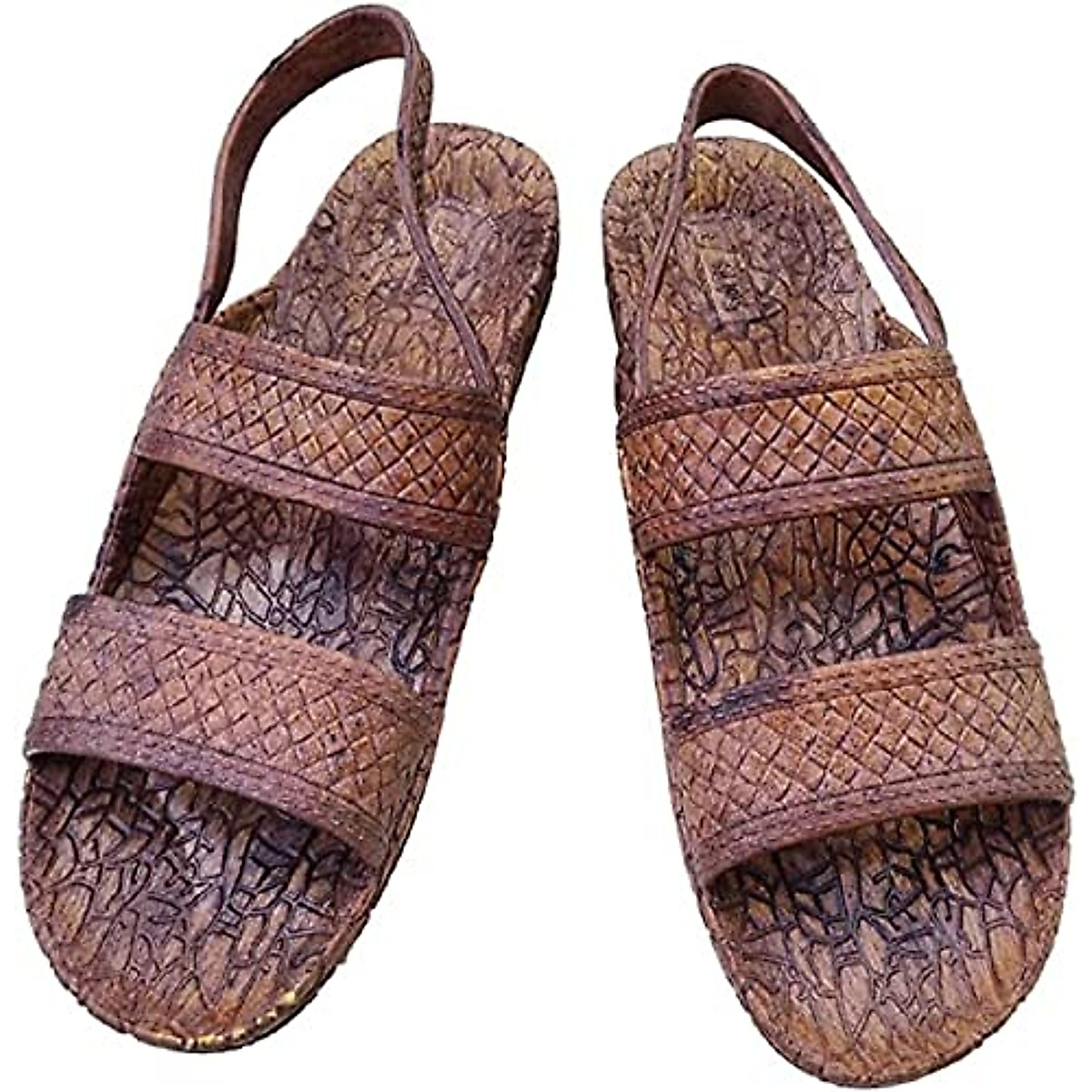 New Adventure Orthopedic J-Slips Hawaiian Jesus Sandals with arch, deep footbed, and backstraps Coconut W7