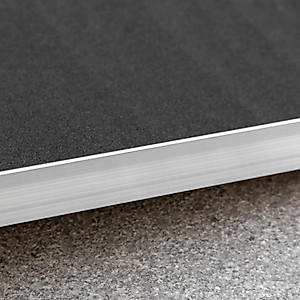 HOMCOM Wheelchair Ramp 6FT, Folding Aluminum Threshold Ramp with Non-Slip Surface, Transition Plate, 594lbs Weight Capacity for Home, Doorways, Curbs, Steps