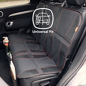 Diono Ultra Mat Fits3 Across Extra Large Car Seat Protector for Complete Protection Against Dirt & Scratches, Crash Tested, High Strength, Water Resistant with Thick Padding for Durable Protection