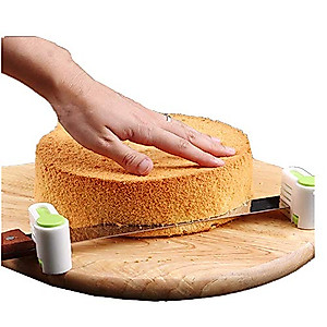5 Pcs DIY Cake Slicer, Bread Cutter Slice Adjustable 5 Layers, Bread Cake Segmentation Toast Slice Layered Auxiliary Divider