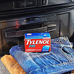 Tylenol PM Extra Strength Pain Reliever & Sleep Aid Caplets, 500 mg Acetaminophen, 100 ct