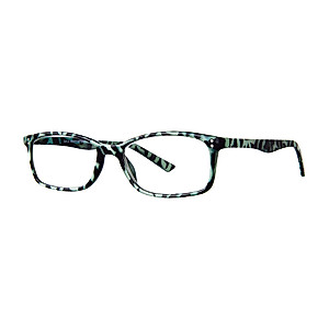 Scojo New York Gels Manhattan Reading Glasses, Handmade Scratch Resistant Readers for Women and Men, Mint Licorice - 1.25x