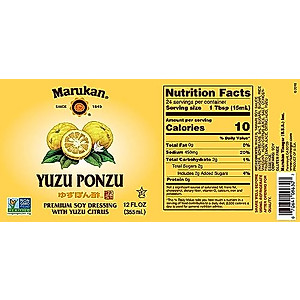 Japanese Ponzu Seasoned Dressing and Sauce, 10 oz (Pack of 4)