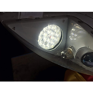 Handxen LED PAR36 Aviation Grade Aircraft Taxi Light White 2,100 Lumens Wide Beam (Screw Terminal)