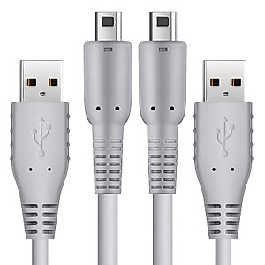 SENBOMA 3DS Charger Cable - 4.9FT OEM Original Replacement Power Charging Cord for New 3DS XL New 3DS 3DS XL New 2DS XL New 2DS 2DS XL 2DS DSi DSi XL (Bulk Packaging) (2)